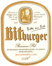 Vintage BITBURGER PILS Beer Shirts, T-Shirts, Hats and Apparel
