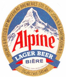 Vintage ALPINE LAGER Beer Shirts, T-Shirts, Hats and Apparel