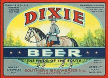 Vintage DIXIE Beer Shirts, T-Shirts, Hats and Apparel