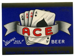 Ace Beer Label, Sioux City, IA