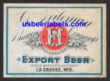 Export Beer Beer Label, La Crosse, WI